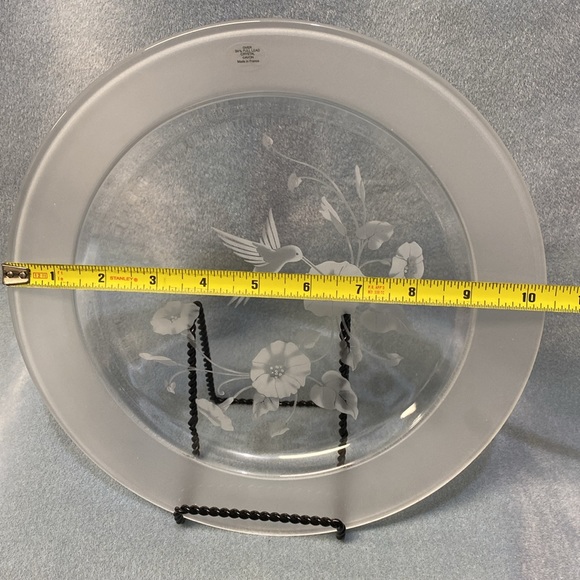 Avon | Dining | Avon Hummingbird Frosted Grey Dinner Plate | Poshmark